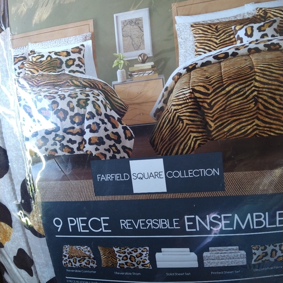 Sunham | Bedding | Sunham Safari Reversible 9pc Comforter Sets | Poshmark